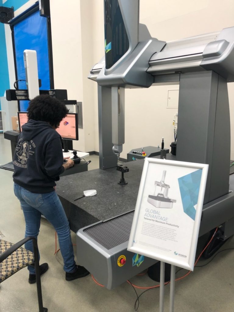 On the Job Quality Inspection Training for CMM Machine